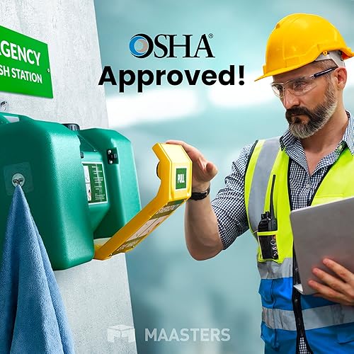 Eyewash Station Buy 14 Gallon Emergency Portable Eye Wash OSHA Approved ...
