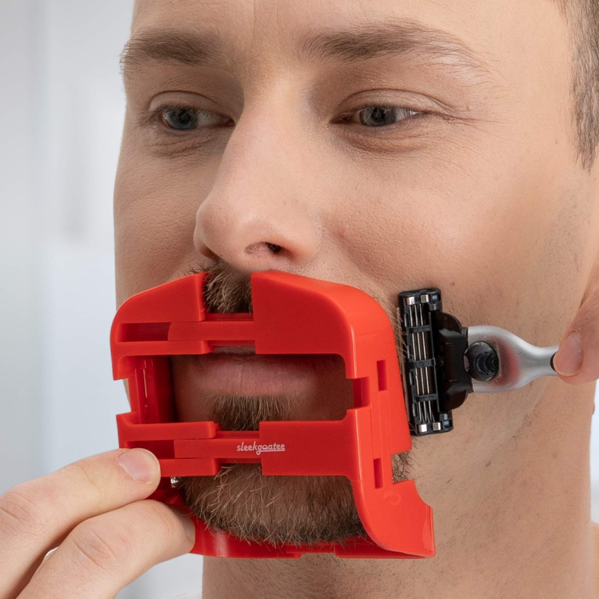 SleekGoatee Goatee Shaving Template & Lineup Tool | Fully Adjustable ...