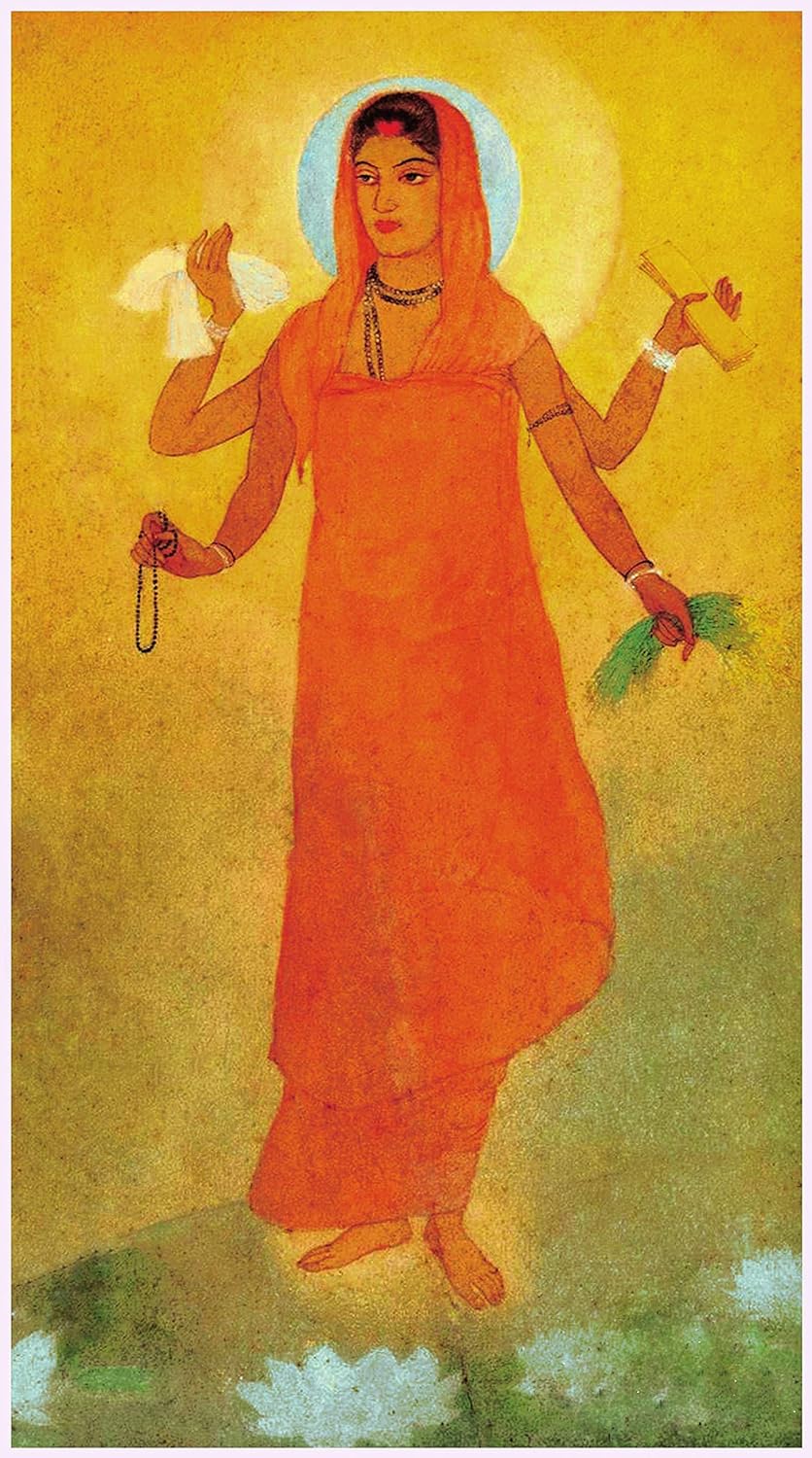 Tallenge -Bharat Mata - Abanindranath Tagore - Extra Small Canvas ...