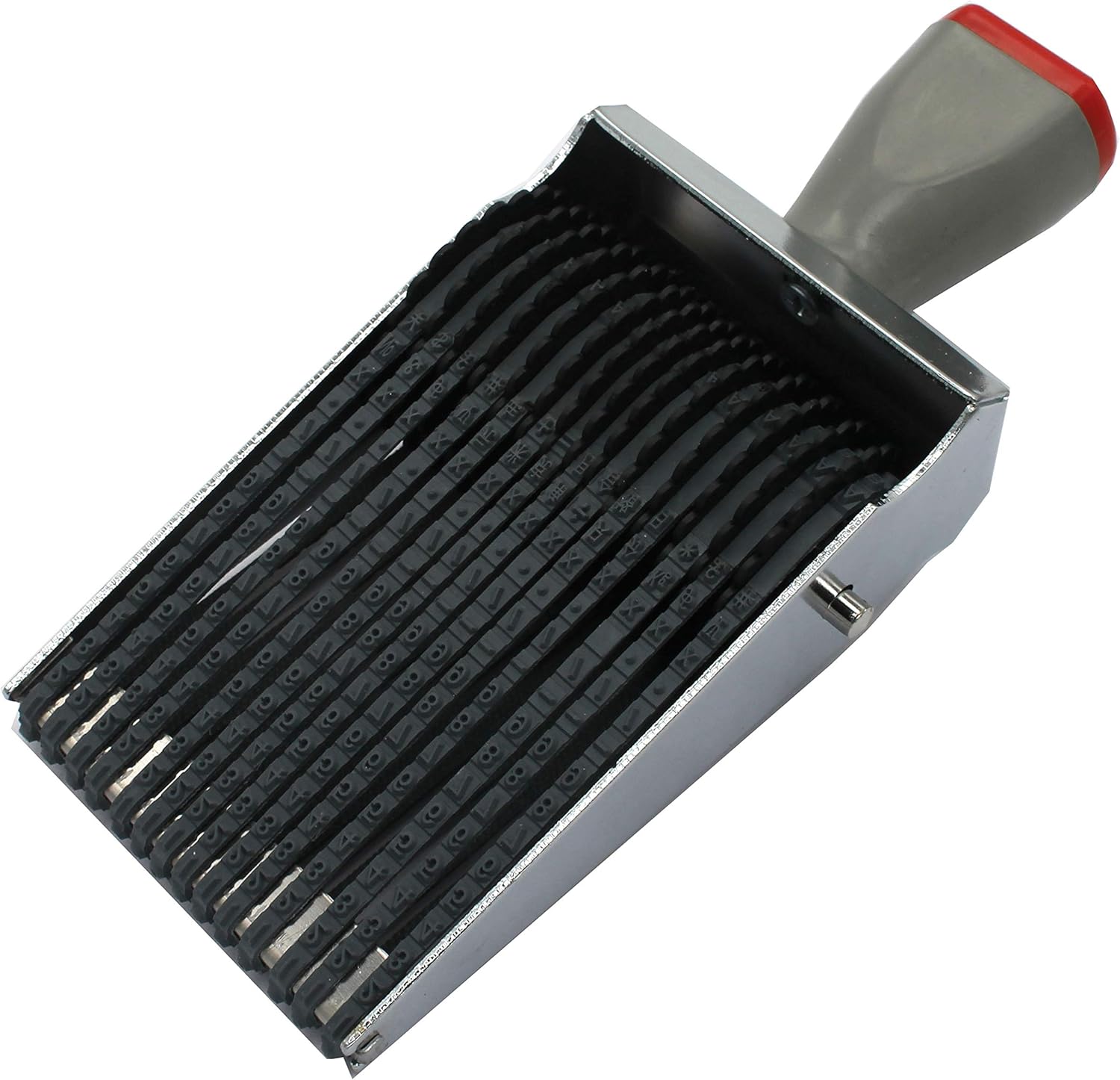 Personalized Stamp 14 Digits Roller Stamp English Alphabet Number ...