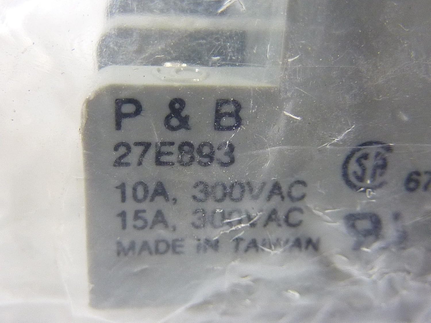 240VAC 1 piece TE CONNECTIVITY / POTTER & BRUMFIELD 27E893 RELAY SOCKET ...