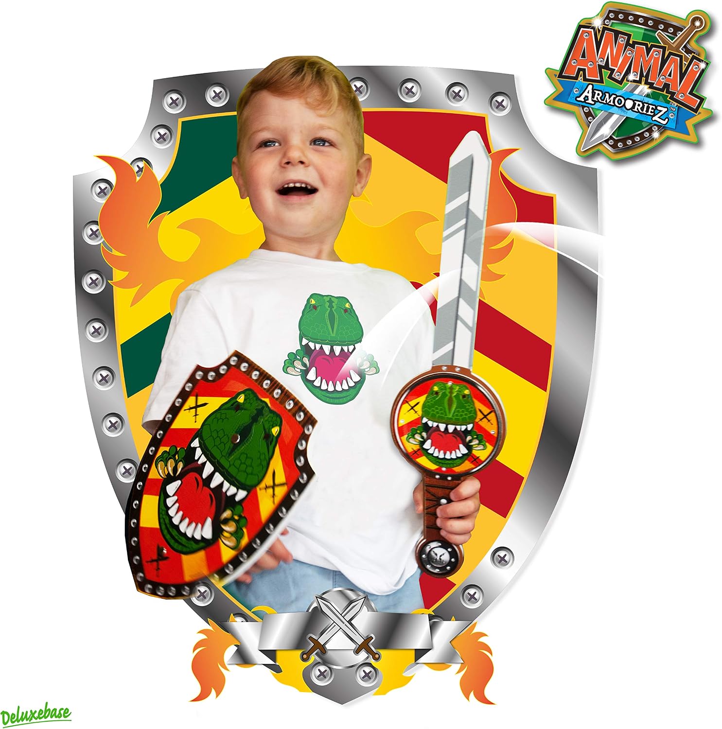 Animal Armouriez – T-Rex from Deluxebase. Kids Foam Dinosaur Sword and ...