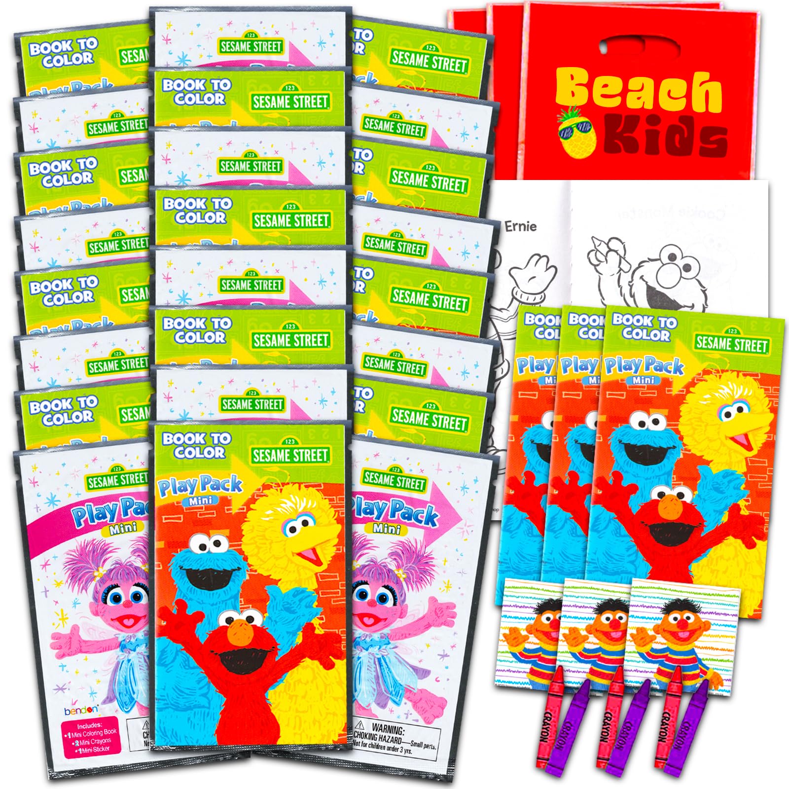 Mua Sesame Street Mini Party Favors Set for Kids - Bundle with 24 Mini ...