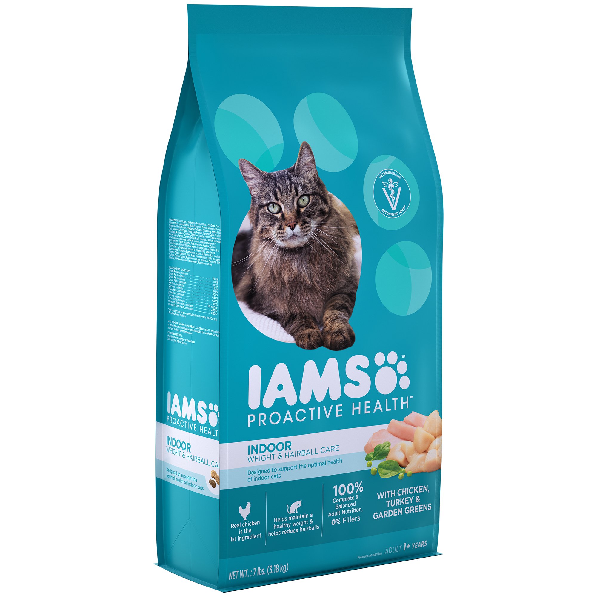 IAMS PROACTIVE HEALTH Indoor Weight And Hairball Care Dry Cat Food 7 IAMS PROACTIVE HEALTH Indoor Weight And Hairball Care Dry Cat Food 7