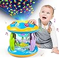Amazon.com: Baby Toys 6 to 12 Months, 4 in 1 Musical Rotating Projector ...