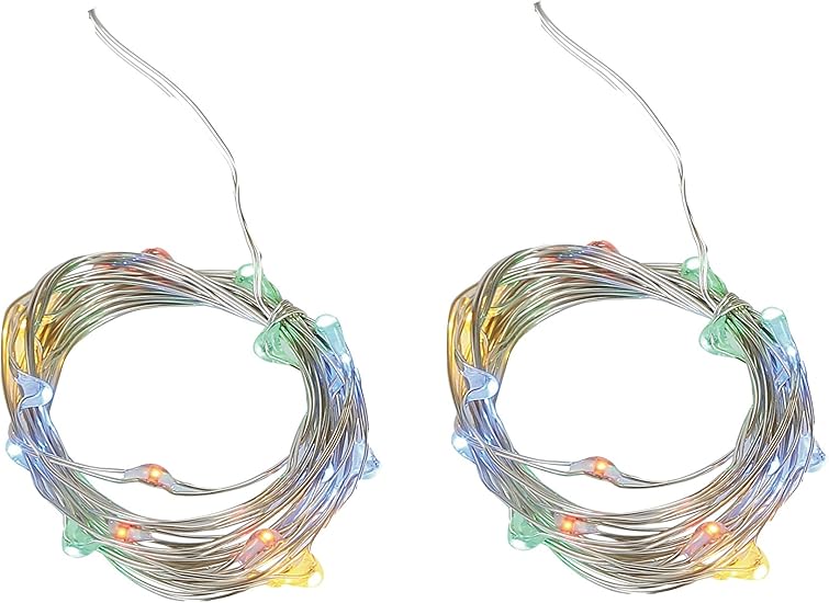 Amazon.com : Set of 2 Twinkle Fairy Micro Lights Strands WitTwinkle ...