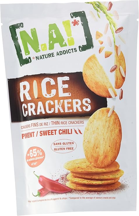 NA! NATURE ADDICTS Rice crackers piment (6 x 70g): Amazon.fr: Epicerie
