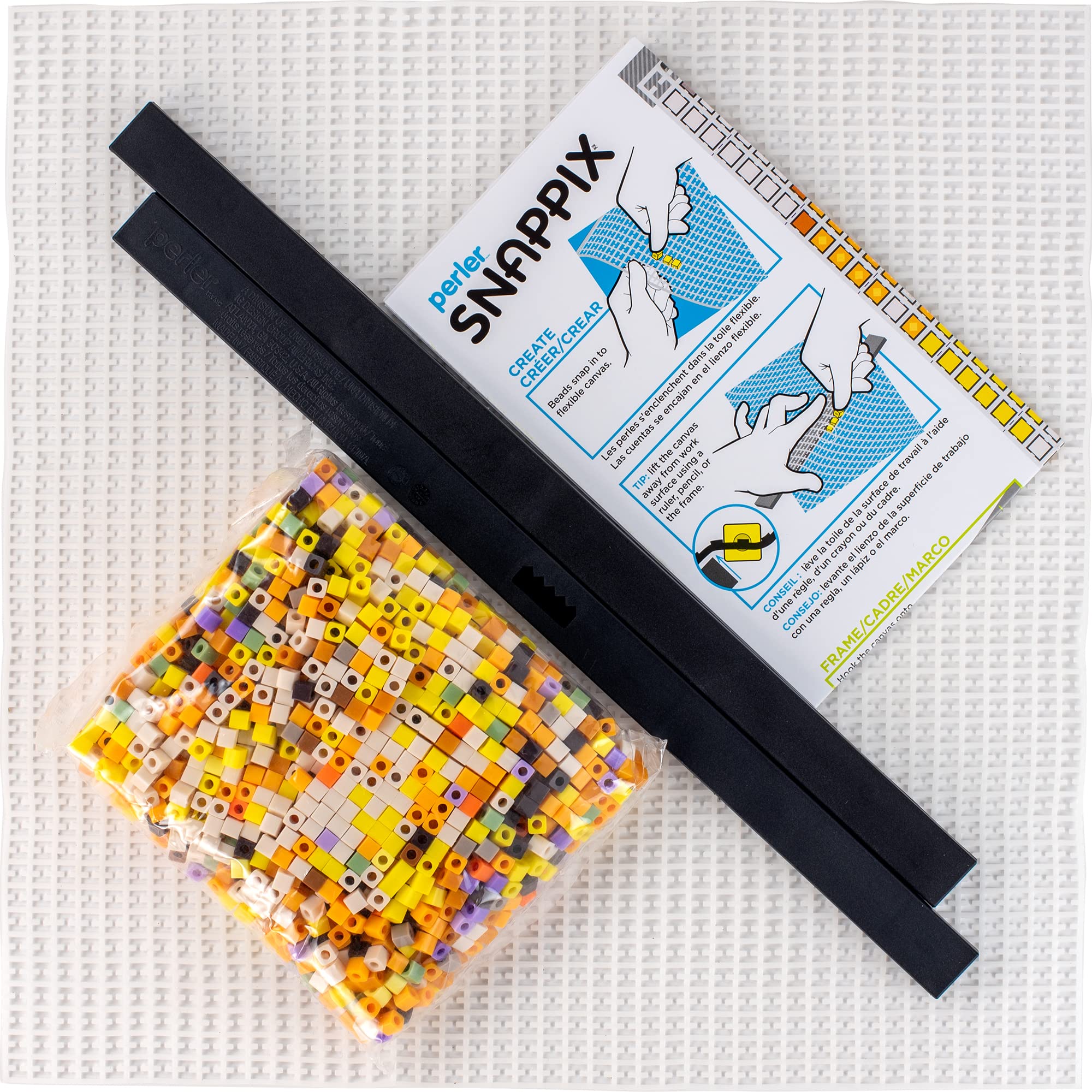 Mua Perler Folksy Bee Snappix No-Iron Fuse Bead Craft Kit for Kids, 12 ...