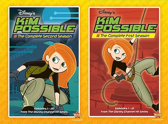 Kim Possible The Complete Series (First and Second Season) 6-DVD Set ...