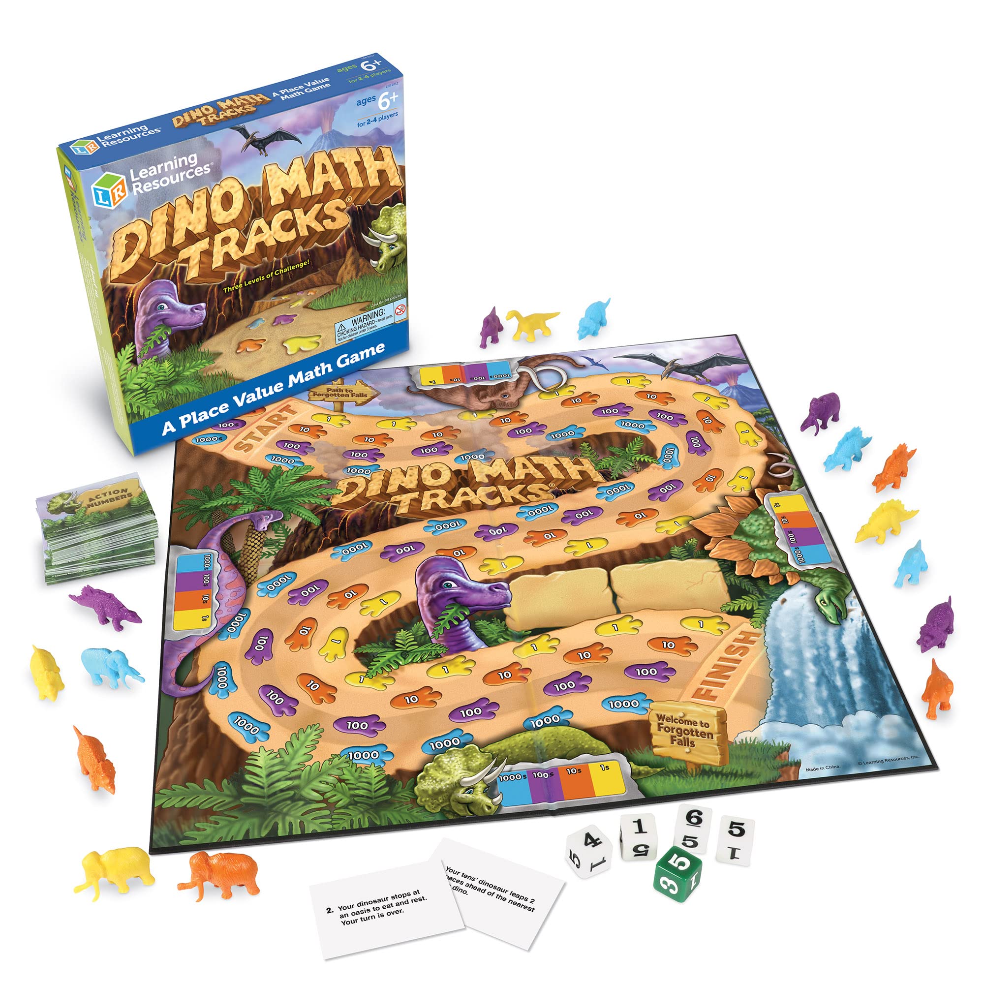 Mua Learning Resources Dino Math Tracks Game - Ages 6+ Addition and ...