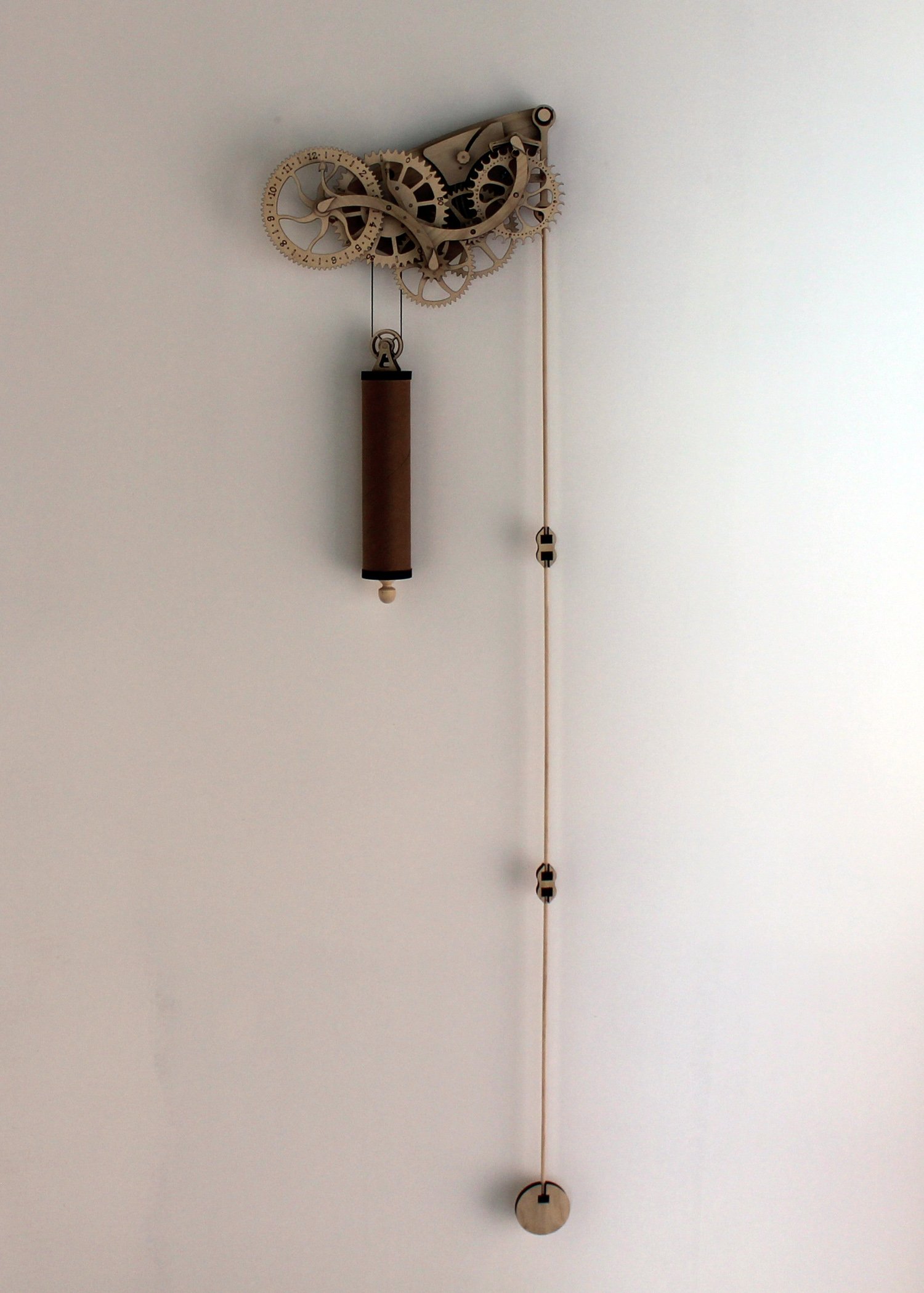 Mua Abong Laser-Cut Mechanical Wooden Pendulum Clock - 3D Clock Puzzle ...