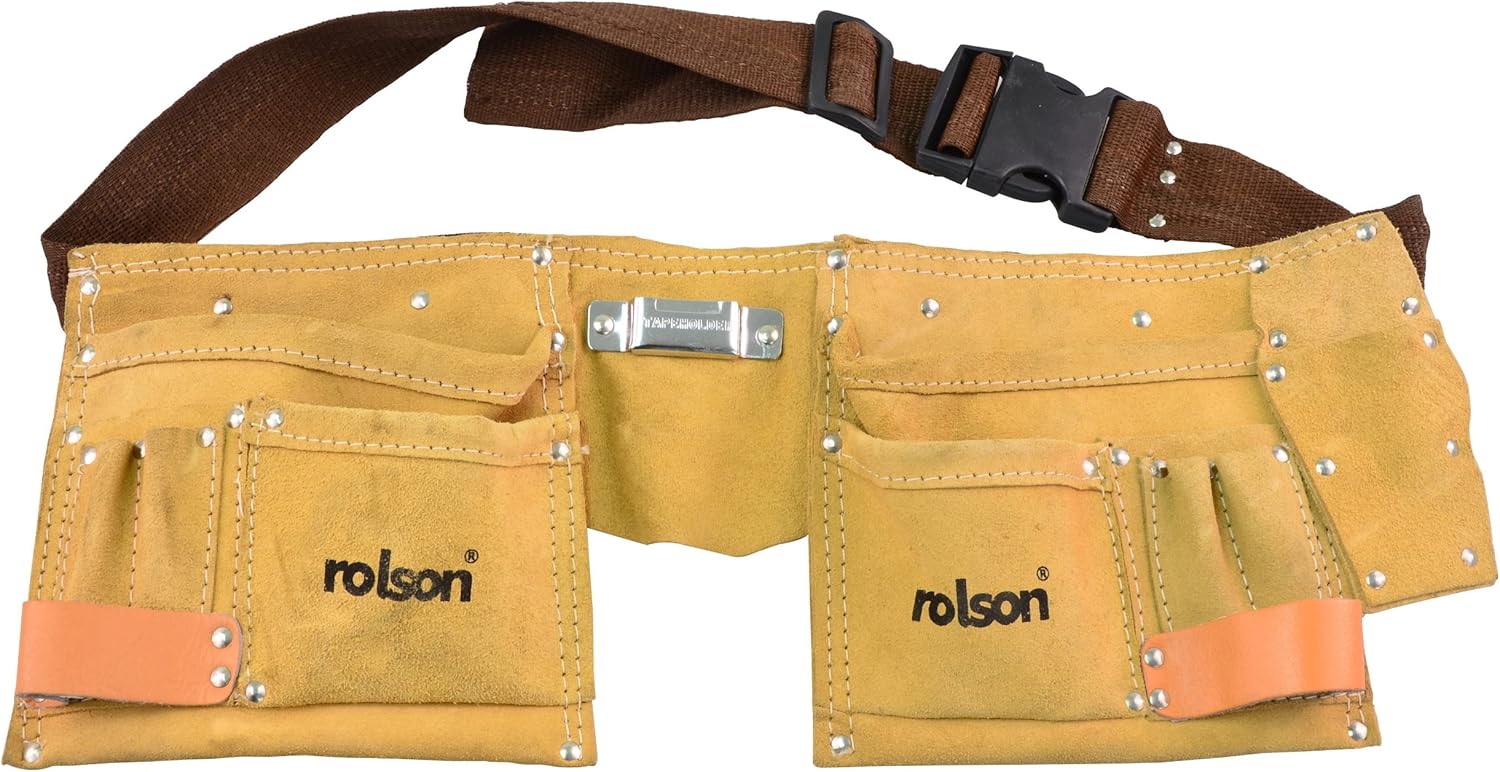 Rolson 68627 Economy Double Tool Pouch: Amazon.co.uk: DIY & Tools