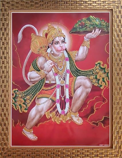 Buy Shree Handicraft Lord Hanuman Photo Frames (34.5 x 44.5 x 1 cm ...