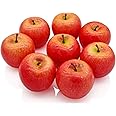 Amazon.com: JEDFORE Fake Apples Artificial Red Apples Simulation ...