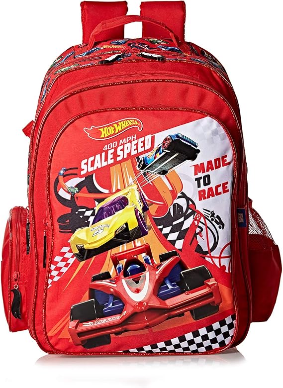 Mattel Hot Wheels School Backpack for Boys - Red: Buy Online at Best ...