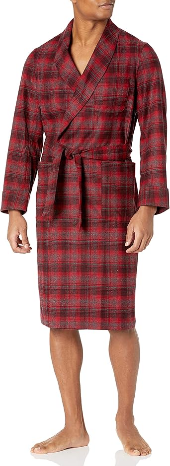 Pendleton Men's Lounge Robe Bathrobe, Red Ombre, Medium: Amazon.co.uk ...