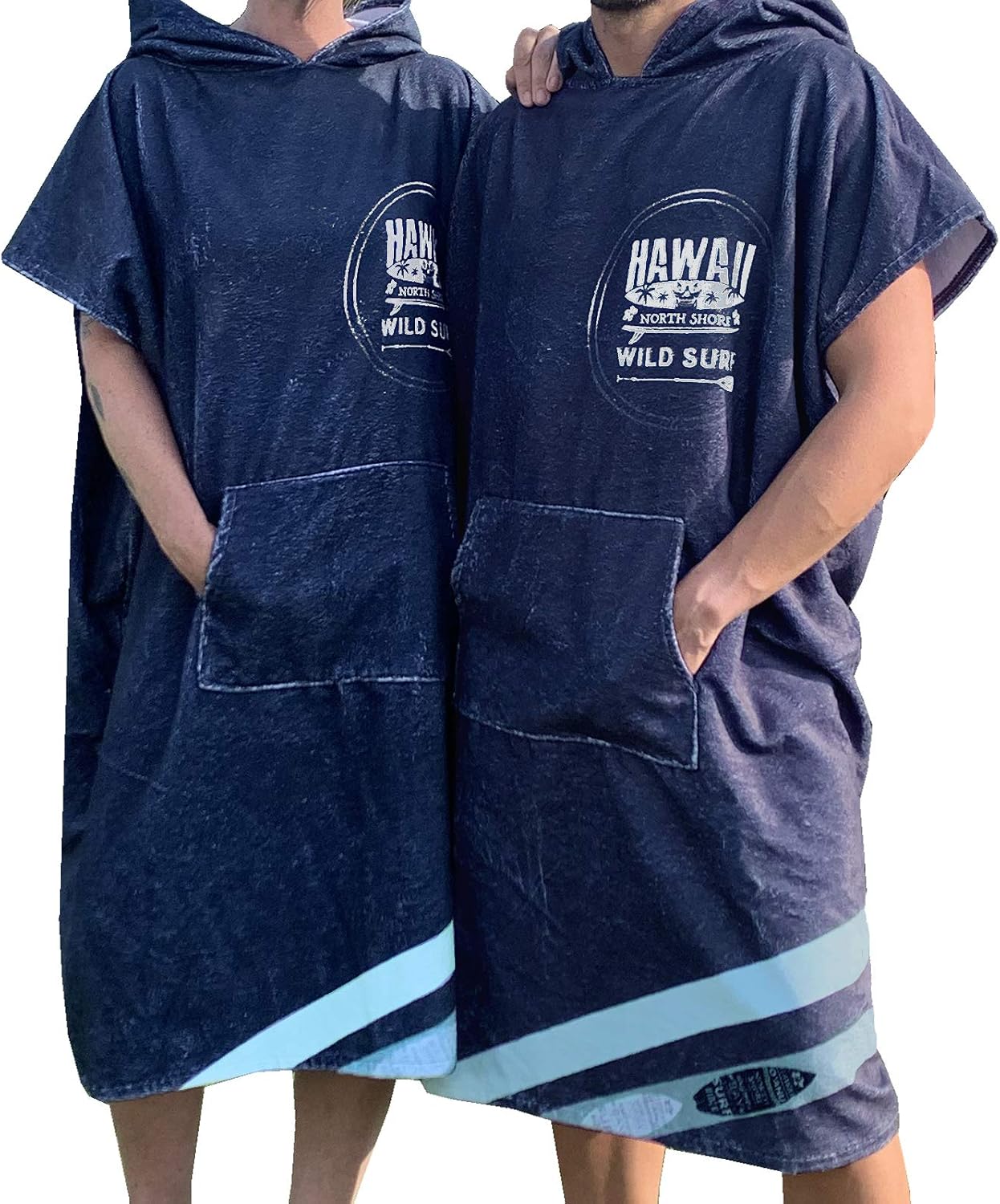 Accueil Femmes et Hommes Poncho de Surf Poncho de Plage Poncho de Bain ...