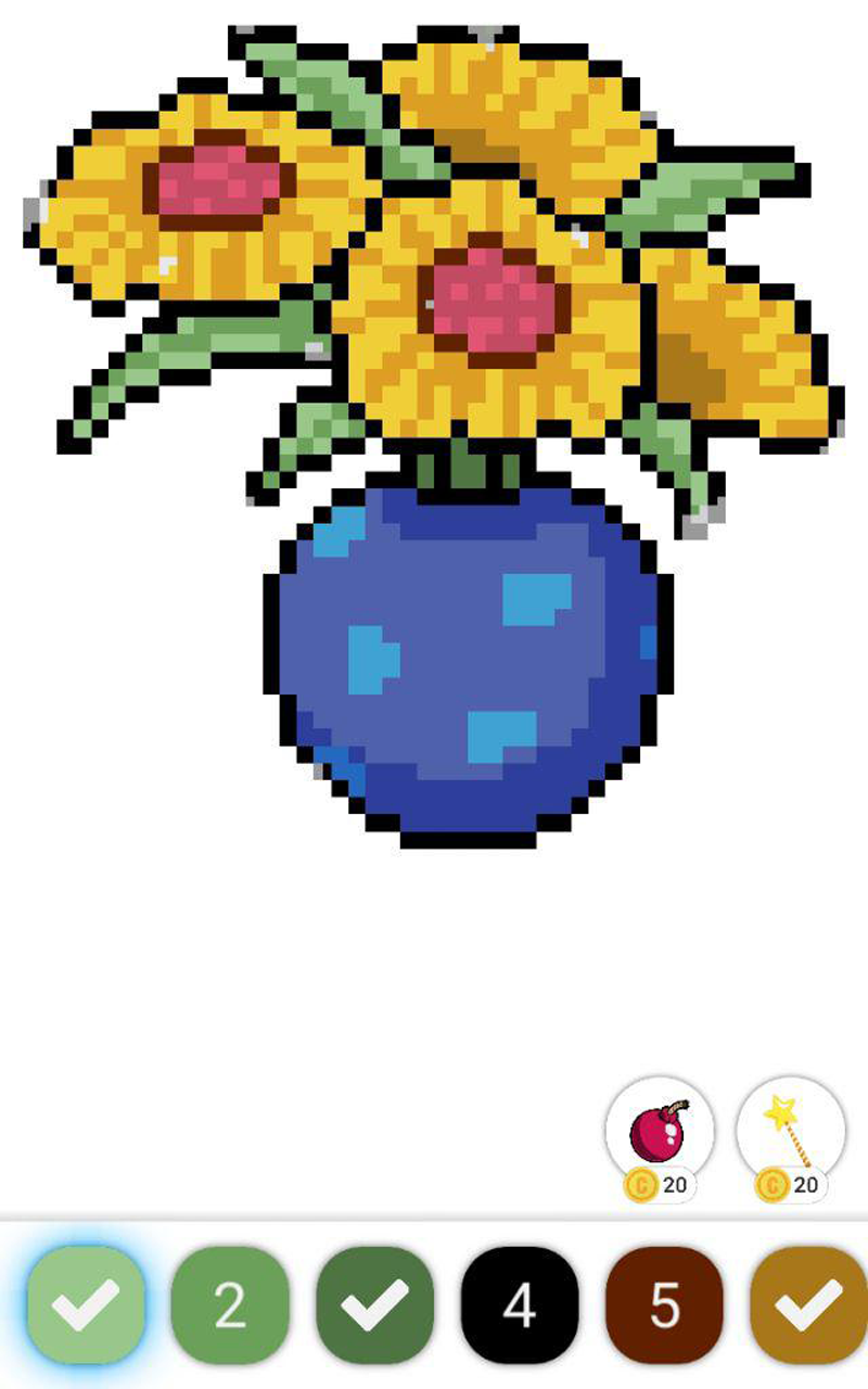 Pixel Art Color By Number Online Free Each And Every One Of Them Are
