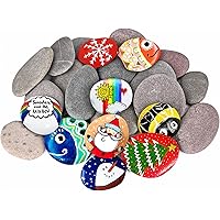 Amazon.com: Ultra Large River Rocks for Painting – 20 Extra Big Rocks ...
