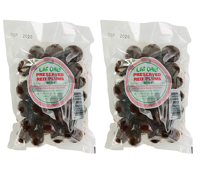 Amazon.com: Lat Chiu Preserved Fruit - Trinidad & Tobago Snacks ...