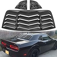 Amazon.com: Bonbo Rear+Side Window Louver Fits for Dodge Challenger 2008-2022 2023 in GT Lambo ...