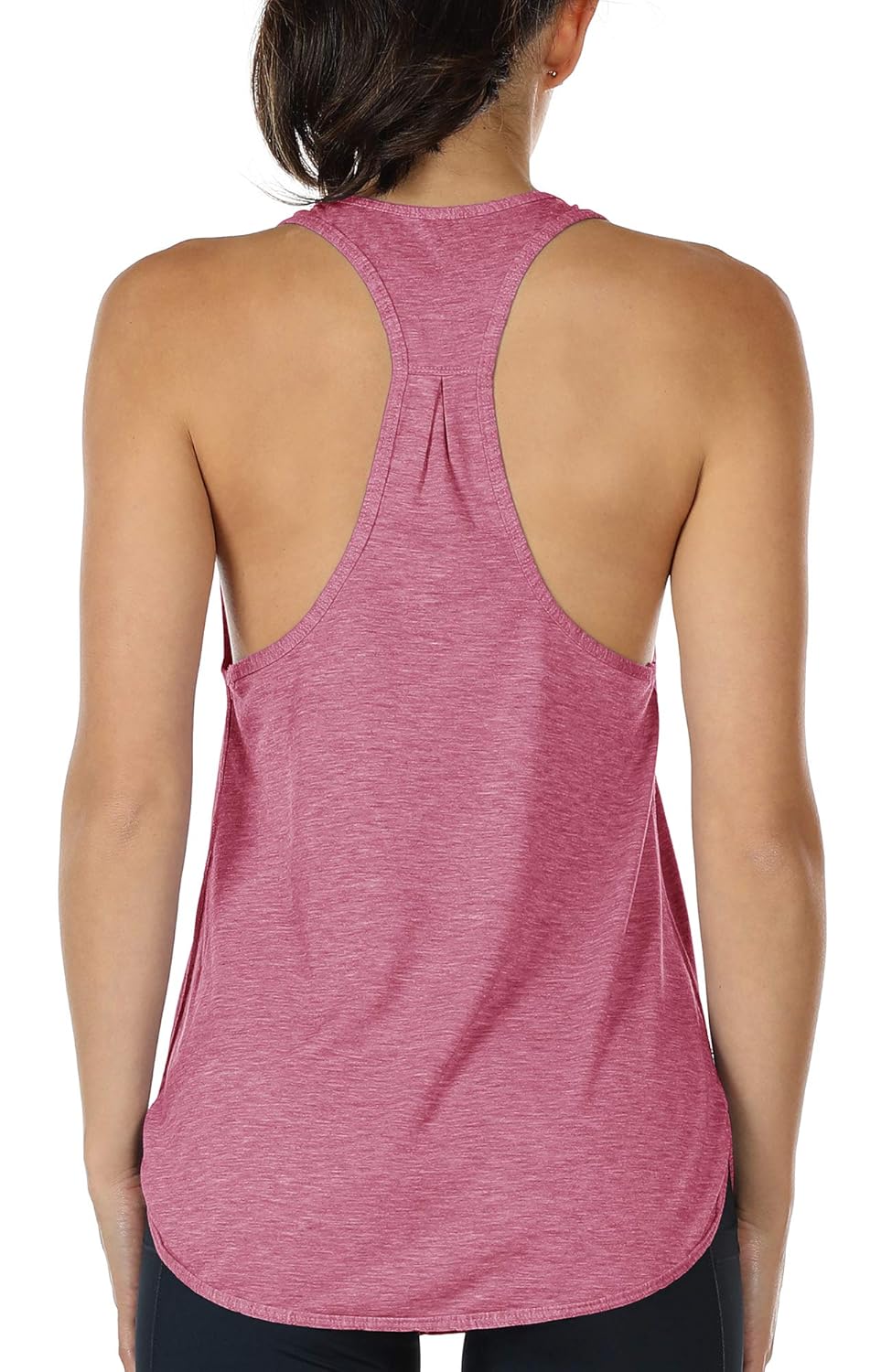 icyzone Workout Tank Tops for Women - Athletic Yoga Tops, Racerback ...