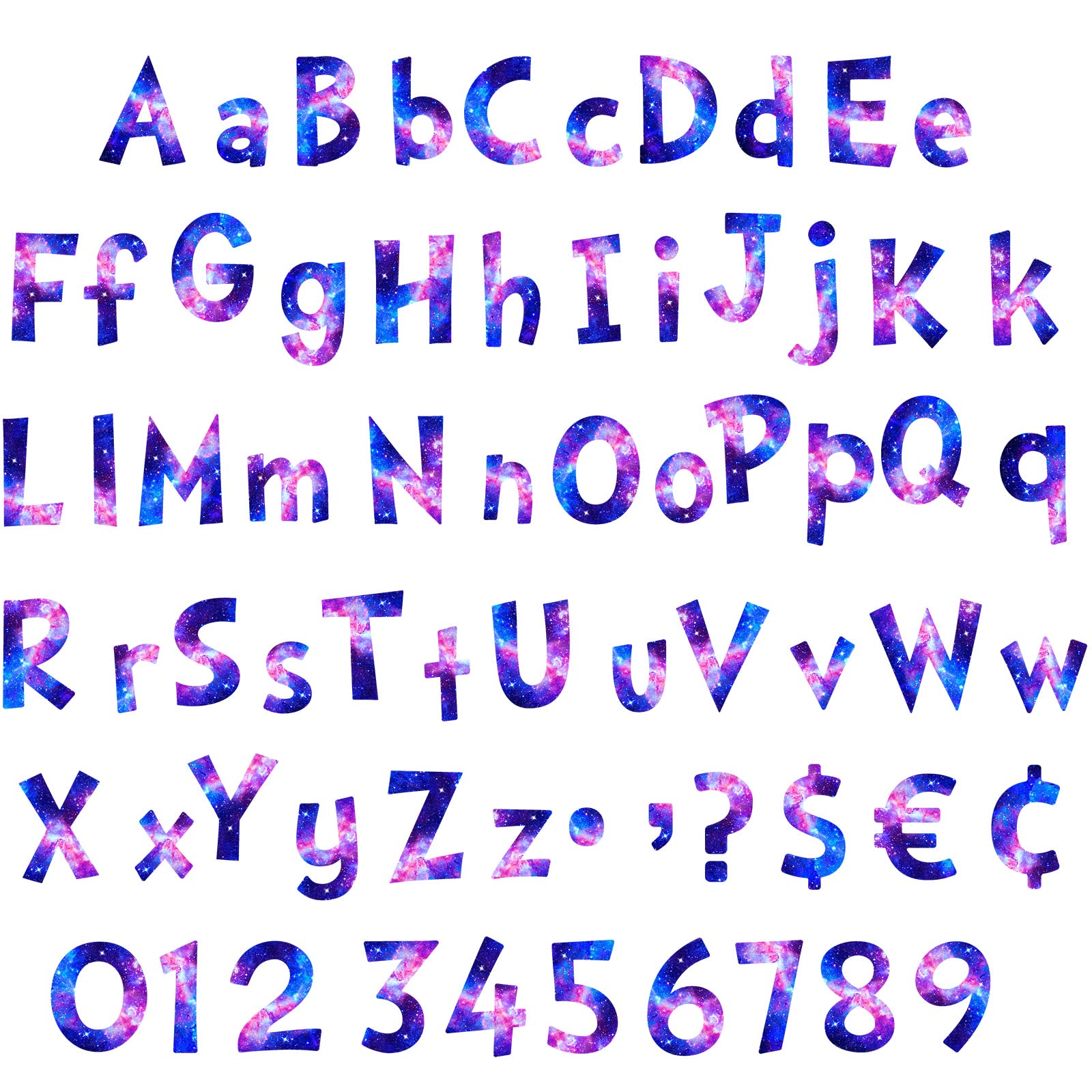 Mua Tenare 134 Pieces 5 Inch Bulletin Board Letters Alphabet Numbers ...