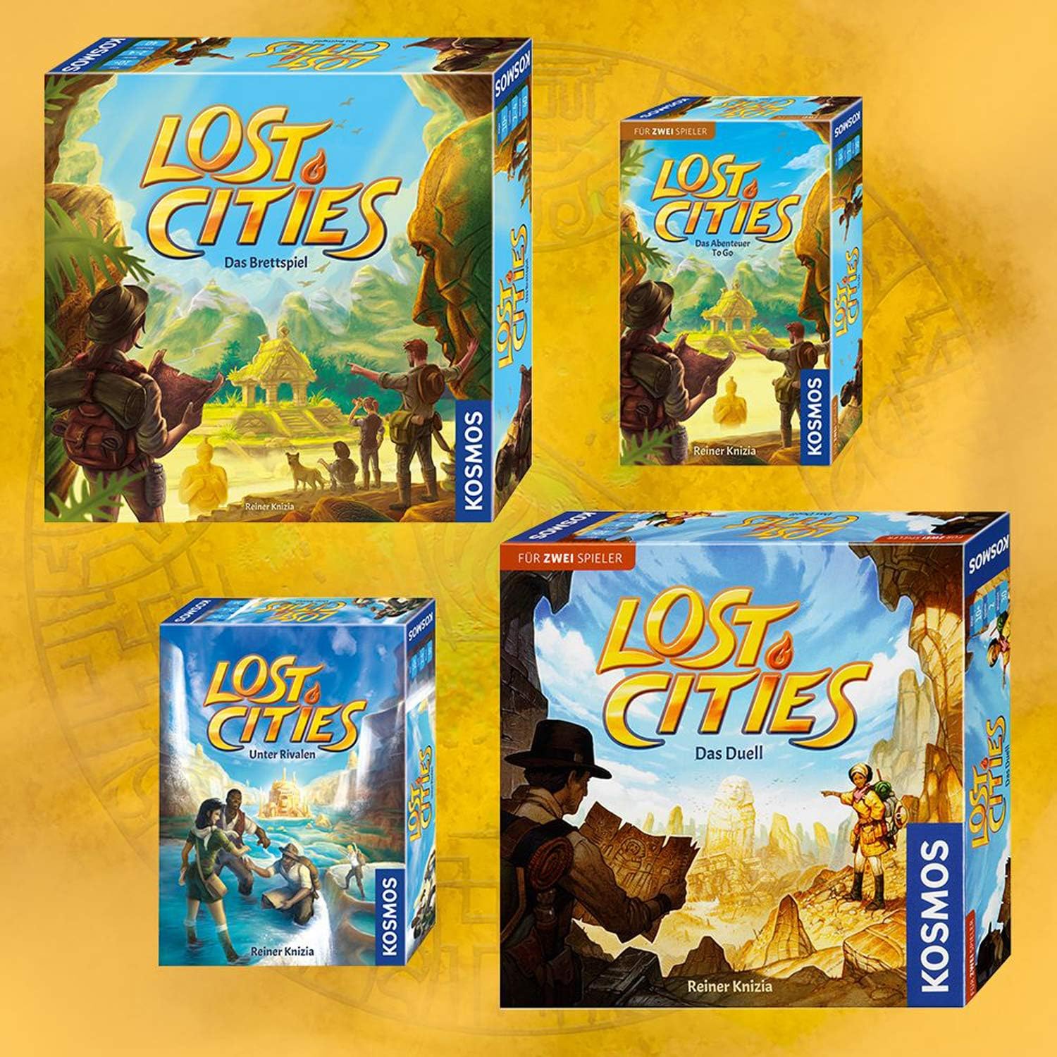 Kosmos FKS6941280 Nein Lost Cities-The Board Game, White - BigaMart