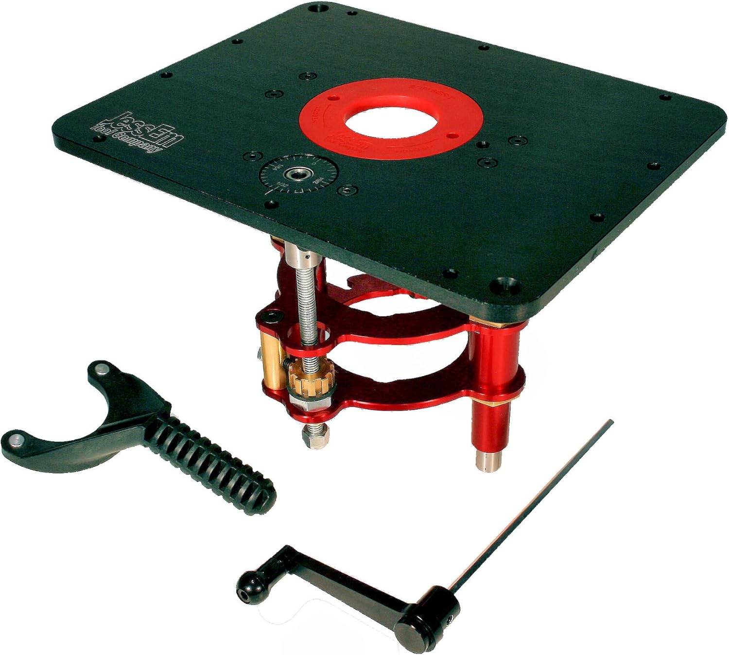 JessEm 02302 Rout-R-Lift FX Router Base for 2 HP Fixed Base Router ...