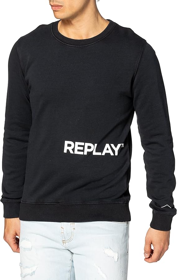 Replay Men's Sweatshirt: Amazon.co.uk: Clothing