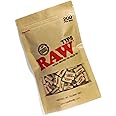 Amazon.com: RAW Natural Unrefined Pre-Rolled Filter Tips - 1 Bag of 200 ...