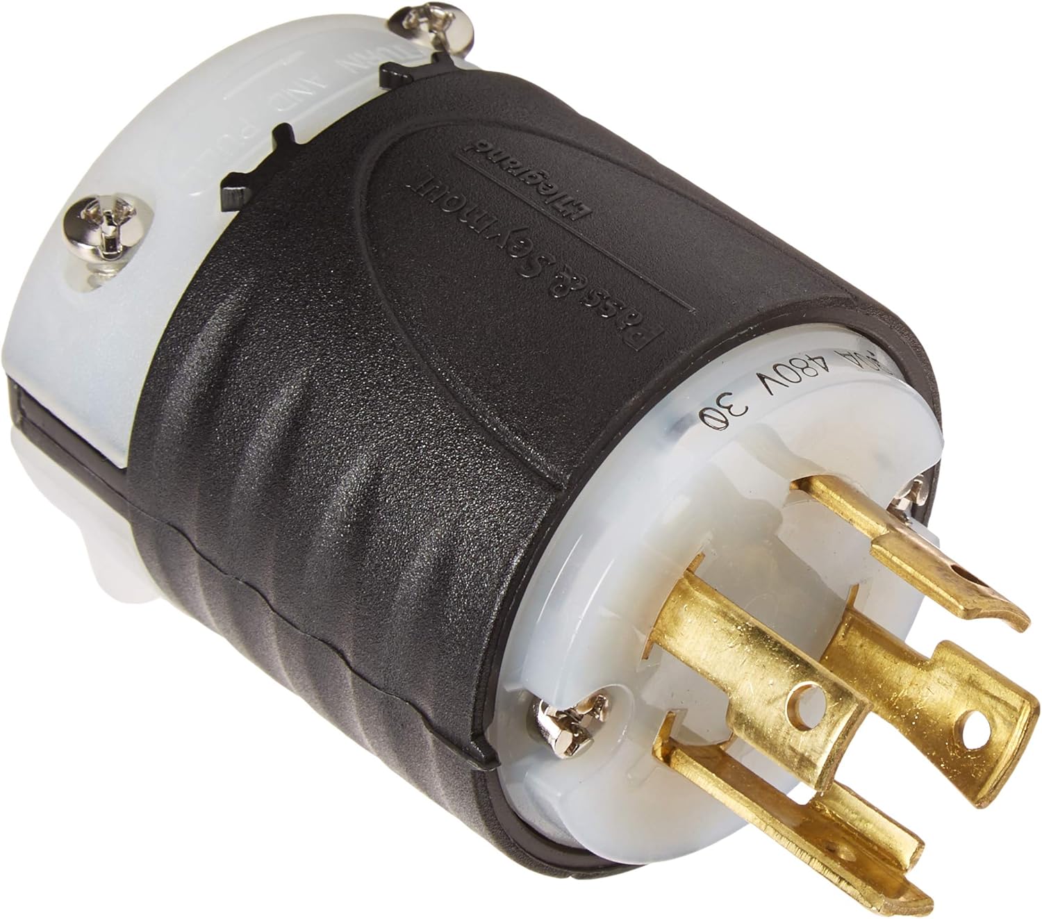 Pass & Seymour L1630P 30A 3P4W 480V T/L Plug - Other Products - Amazon.com