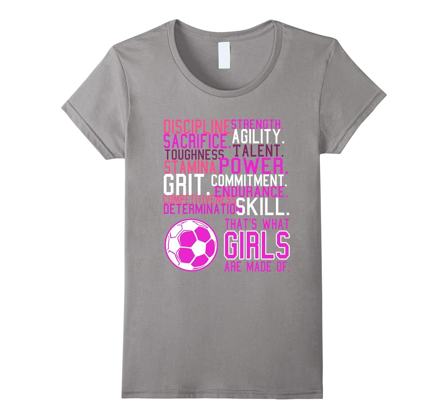 Girls’ Soccer T-Shirt – Juniors Football Tee Shirt-4LVS – 4loveshirt