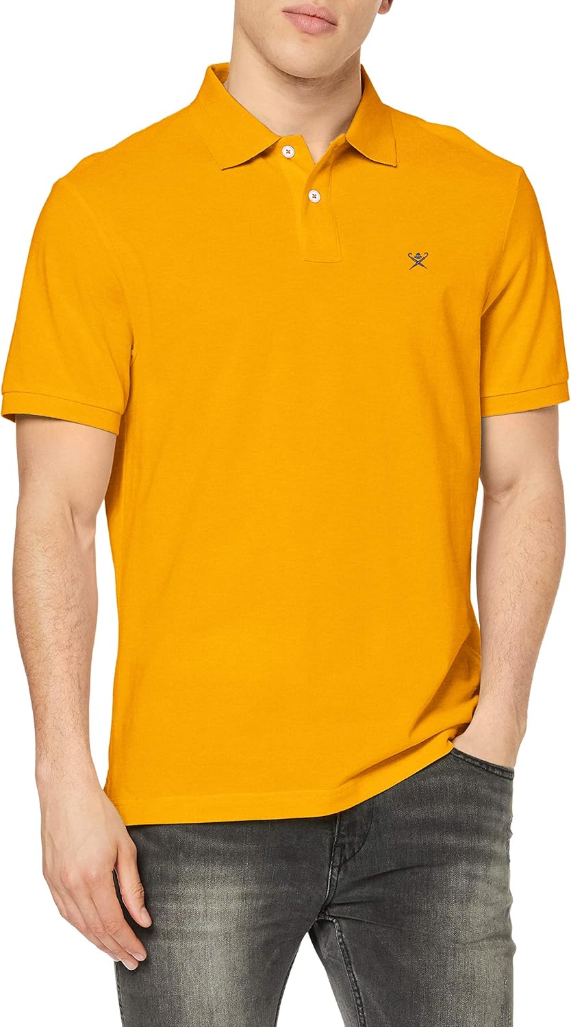 Hackett London Men's Slim Fit Logo Polo Shirt: Amazon.co.uk: Clothing