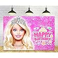 Amazon.com : Pink Backdrops for Birthday Party Decorations Supplies ...