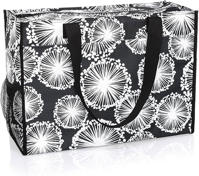 Amazon.com: Thirty One Deluxe Organizing Utility Tote Zip Top in ...