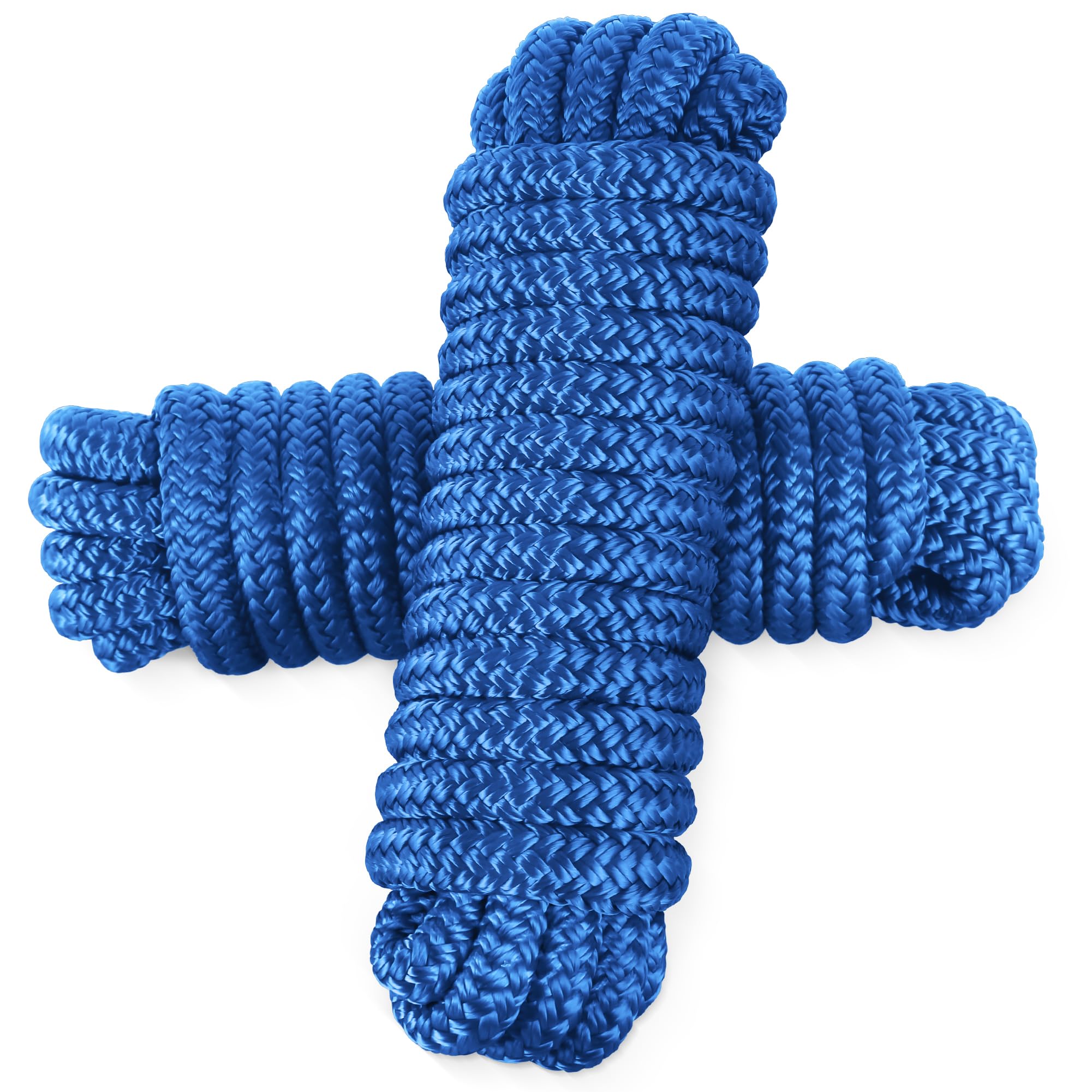 AOLEBA Boat Dock Lines 3/8'' x 15' Dock Line for Boats, Double Braided ...