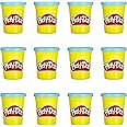 Amazon.com: Play-Doh Bulk 12-Pack of Yellow Non-Toxic Modeling Compound, 4-Ounce Cans : Toys & Games