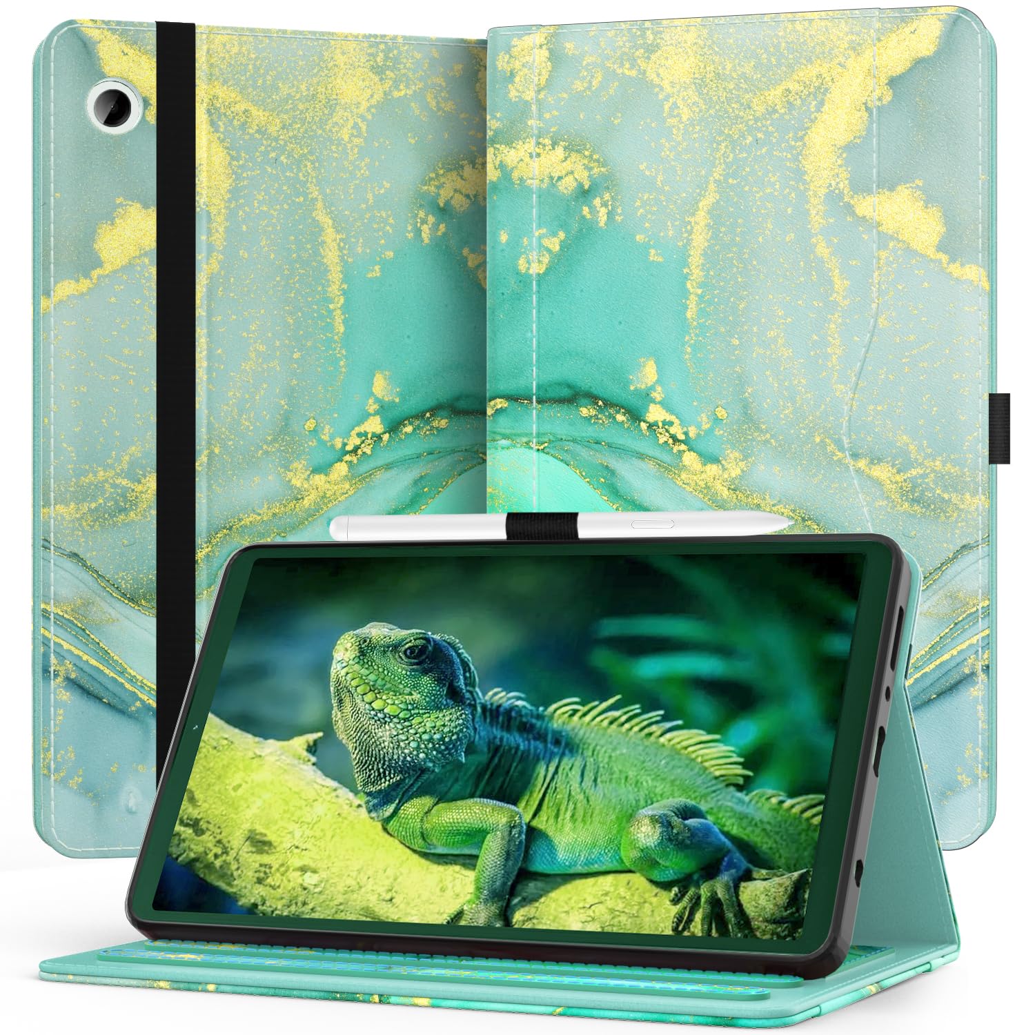 OKP Case for Samsung Galaxy Tab A9 8.7 inch 2023(SM-X110/X115/X117), PU ...