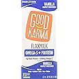 Amazon.com : GOOD KARMA, FLAX MILK, PROTEIN, VANILLA, Pack of 6, Size ...