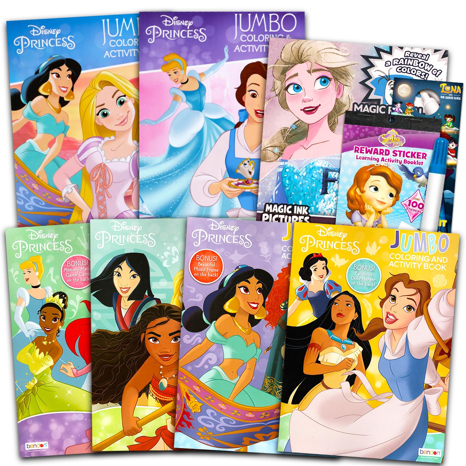 Mua Disney Princess Coloring Book Set for Kids - Bundle with Activities ...