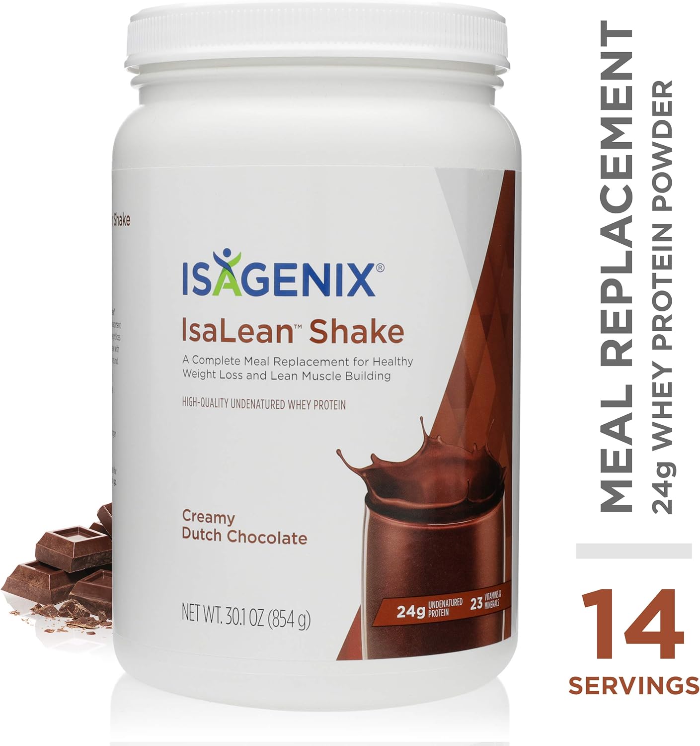 IsaLean® Shake - Creamy Dutch Chocolate - 14-Meal Canister ...