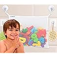 Amazon.com: Bath Toy Net 18x16 Inch Kids Bath Tub Toy Holder, Corner ...