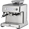 Amazon.com: Tru All-in-One Espresso Maker with Grinder and Steam Wand ...