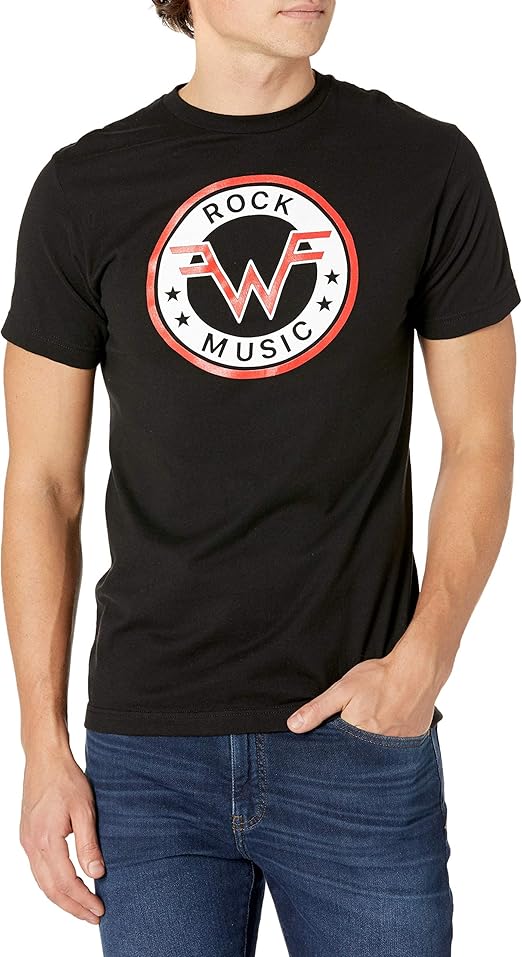 Weezer Emblem T-Shirt: Amazon.com.au: Fashion