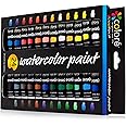 Amazon.com: Colore Watercolor Painting Kit, 24 Colors : Arts, Crafts ...