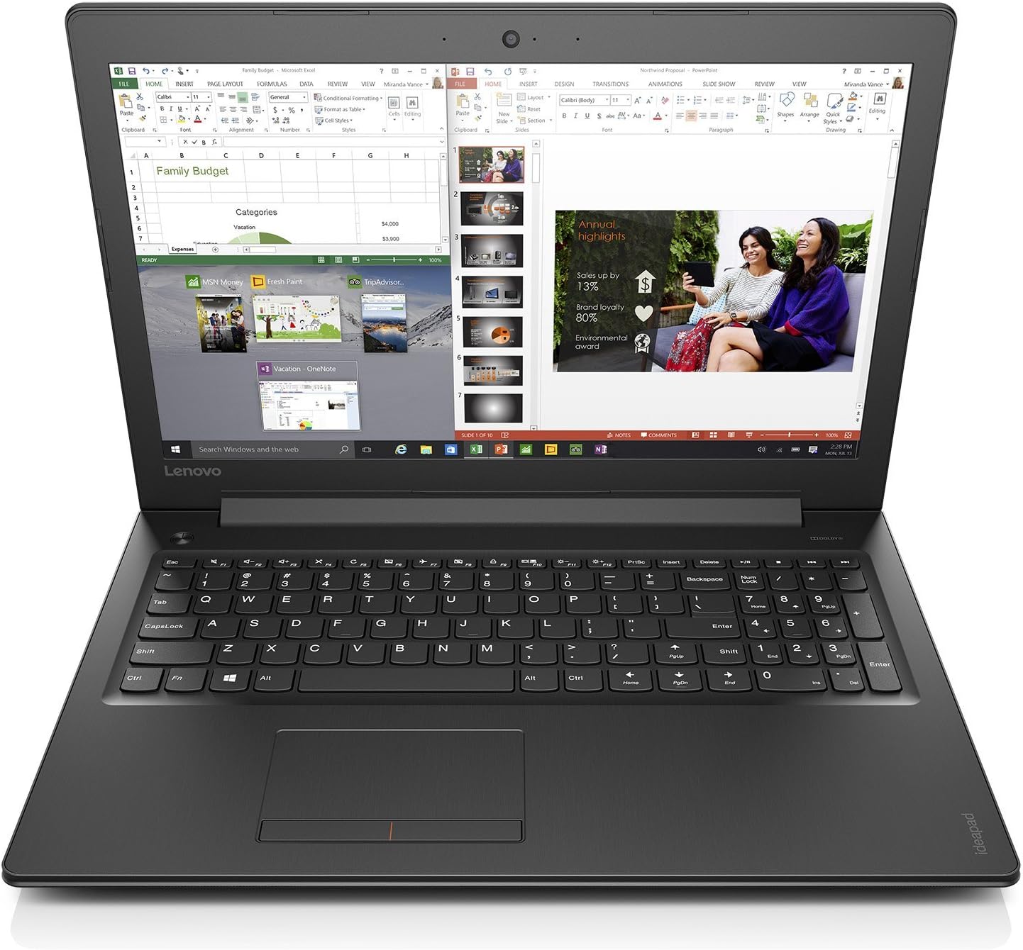 Notebook Lenovo Ideapad 310-14ISK 14'' Core i7 2.5GHz 8GB HD-1TB ...