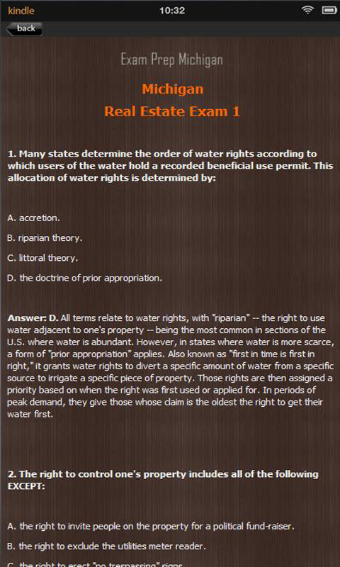ExamPrepMI - Michigan Real Estate Salesperson License Exam Prep.:Amazon ...
