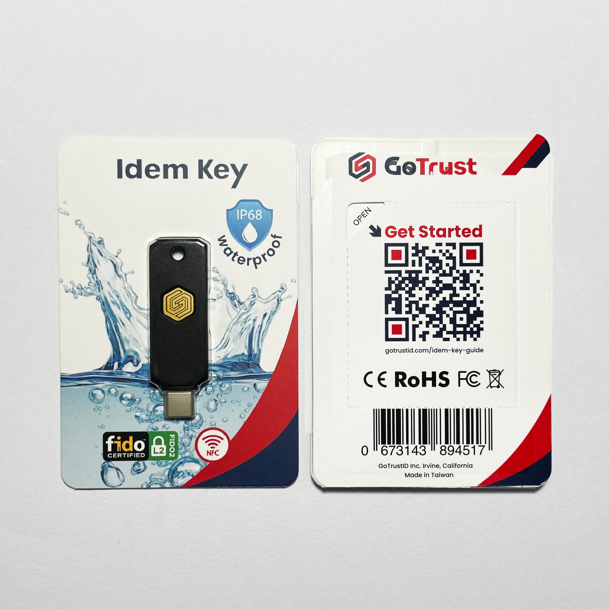 Mua GoTrust Idem Key – C, IP68 Waterproof, Multi-Protocol Two-Factor Authentication Security Key ...