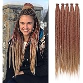 Amazon.com : KRALER 24 Inch Mixed SE Dreadlock Extensions Sets, 3 in 1 ...